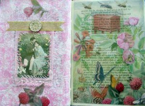 Altered Book Art Ideas ~ Spring - Karen's Whimsy