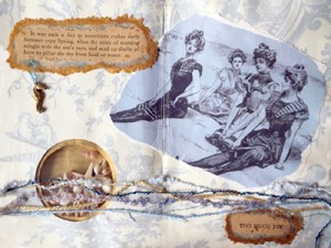 Altered Book Project ~ Motor Girls - Karen's Whimsy