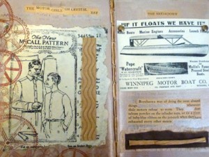 Altered Book Project ~ Motor Girls - Karen's Whimsy