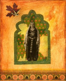 Collage Artwork ~ Persian Princess - Karen's Whimsy