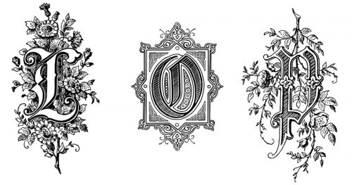 Decorative Letters - Karen's Whimsy