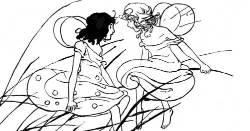 Black and White Fairy Clip Art - Karen's Whimsy