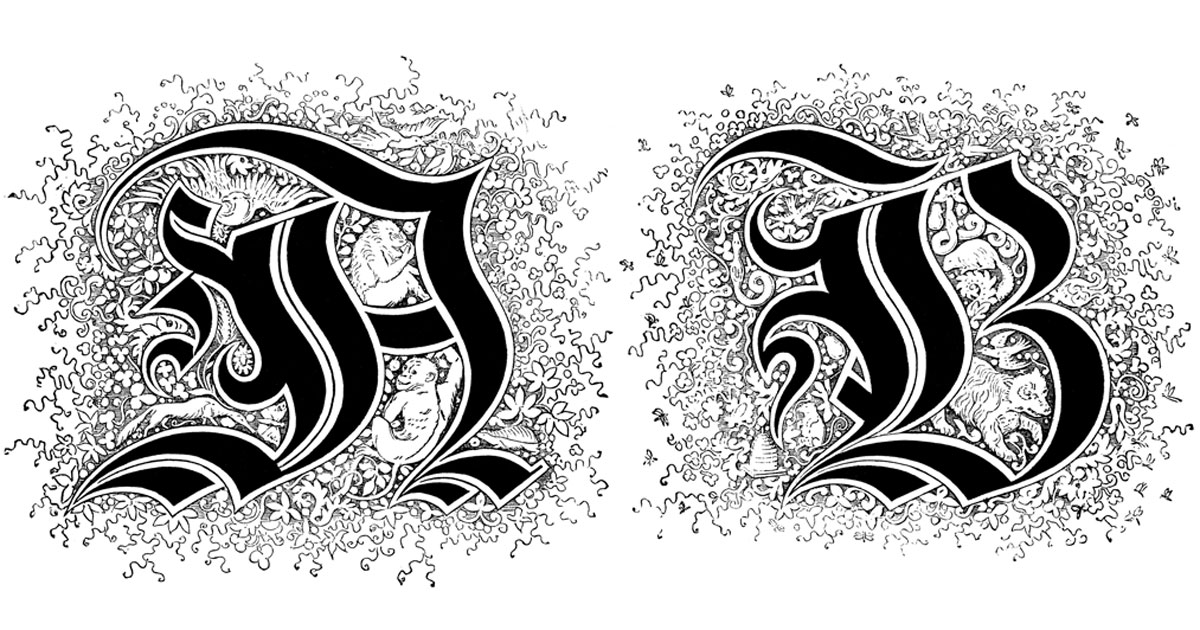 Decorative Alphabet - Karen's Whimsy