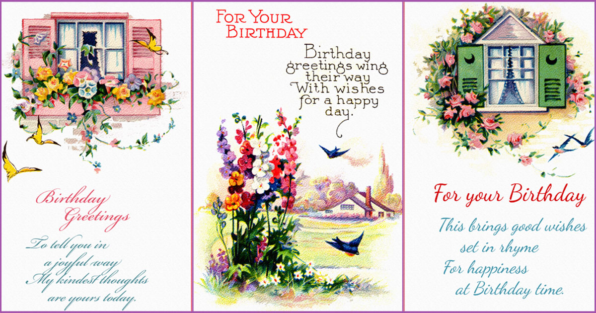Free Birthday Cards - Karen's Whimsy