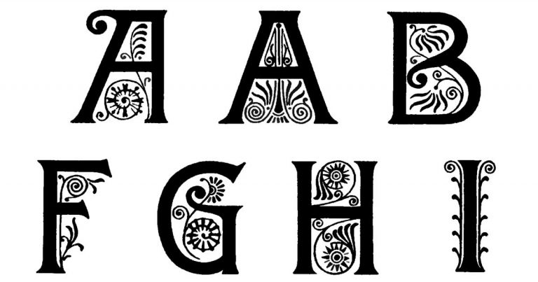 Capital Lettering - Karen's Whimsy