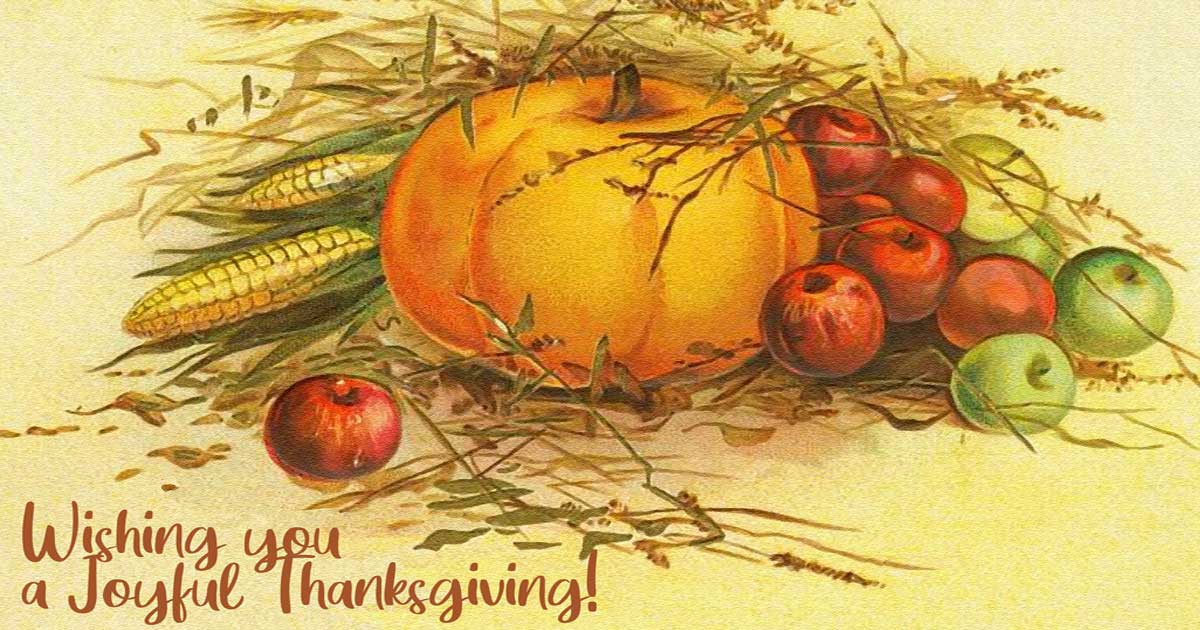 Whimsical Thanksgiving Clip Art