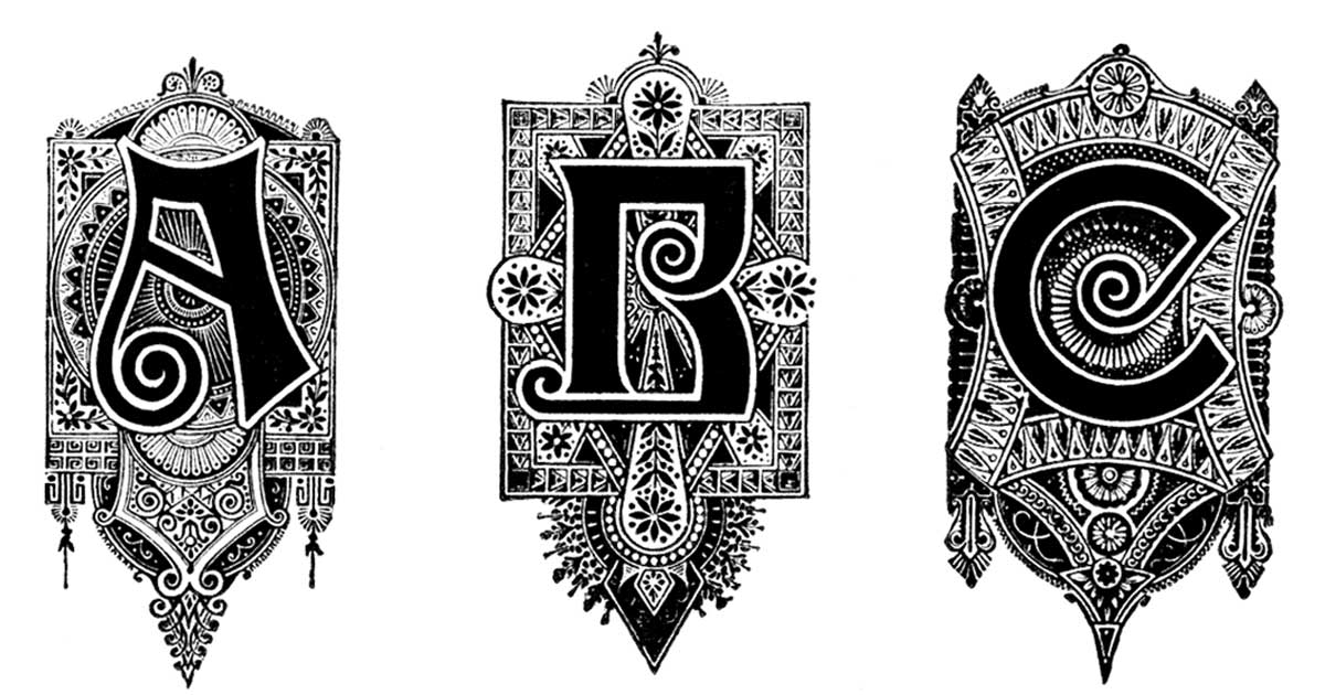 Lettering Drawings - Karen's Whimsy