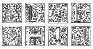 Pretty Letters - Karen's Whimsy