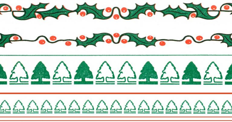 Free Christmas Clipart Borders - Karen's Whimsy