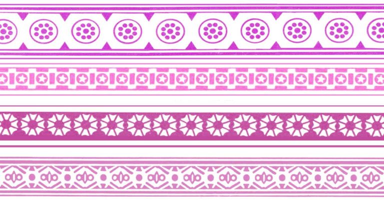 Pink Borders - Karen's Whimsy