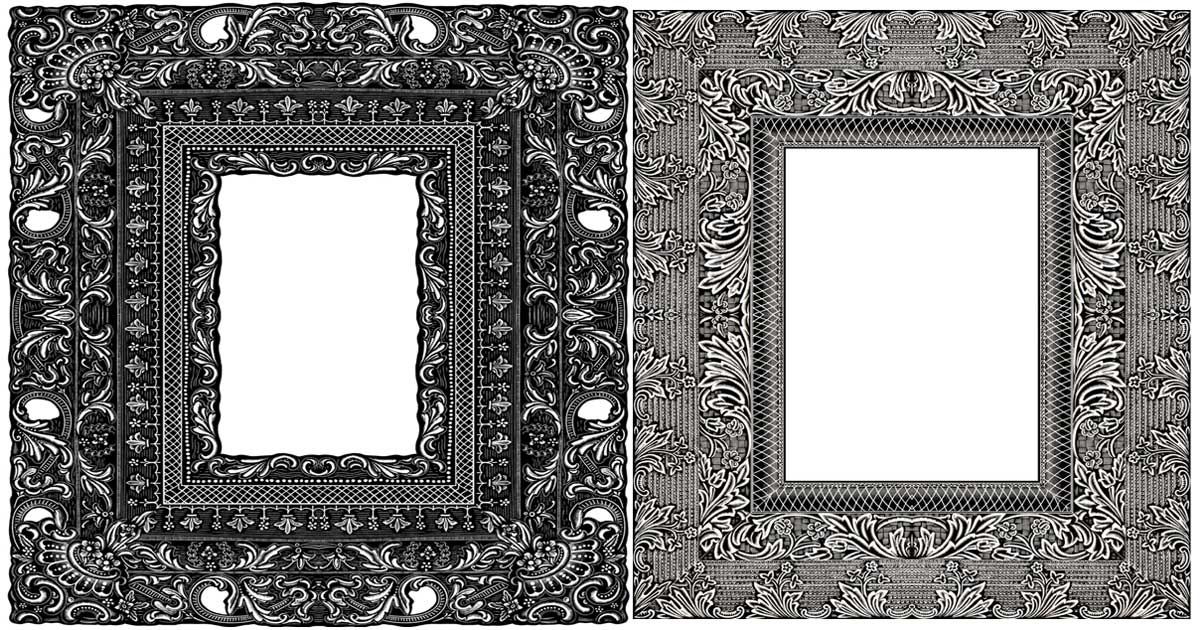 Picture Frames Clip Art - Karen's Whimsy