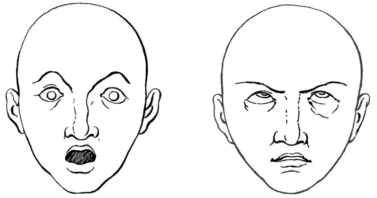 Drawings of Facial Expressions - Karen's Whimsy