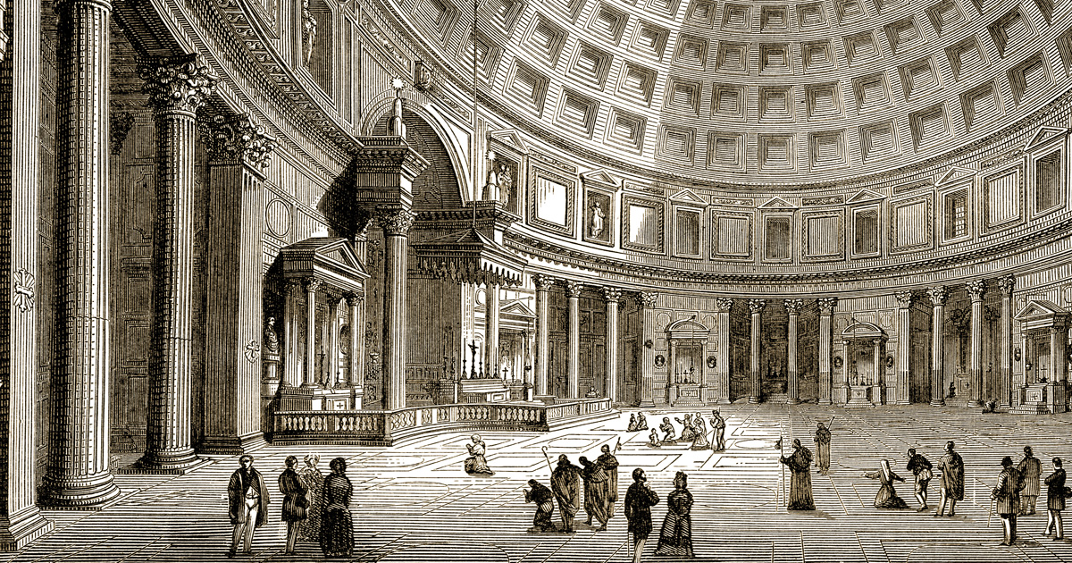 Roman Pantheon - Karen's Whimsy