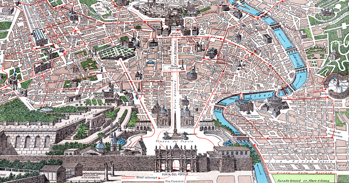 City Maps Of Ancient Rome