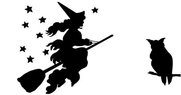 Silhouettes of Witches - Karen's Whimsy
